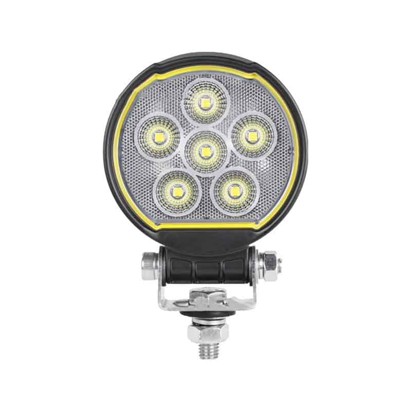 Round LED Work Light 4 Inch 2000LM 30W 12V LED Work Light - TEEHON